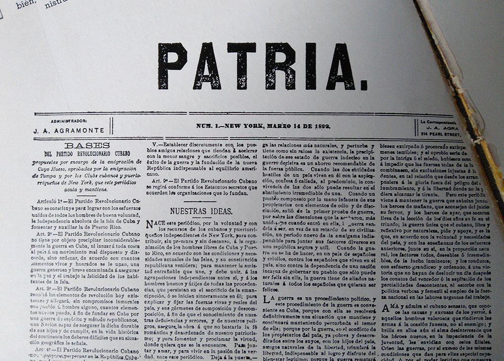 El periódico Patria: un pasado presente - Cubaperiodistas